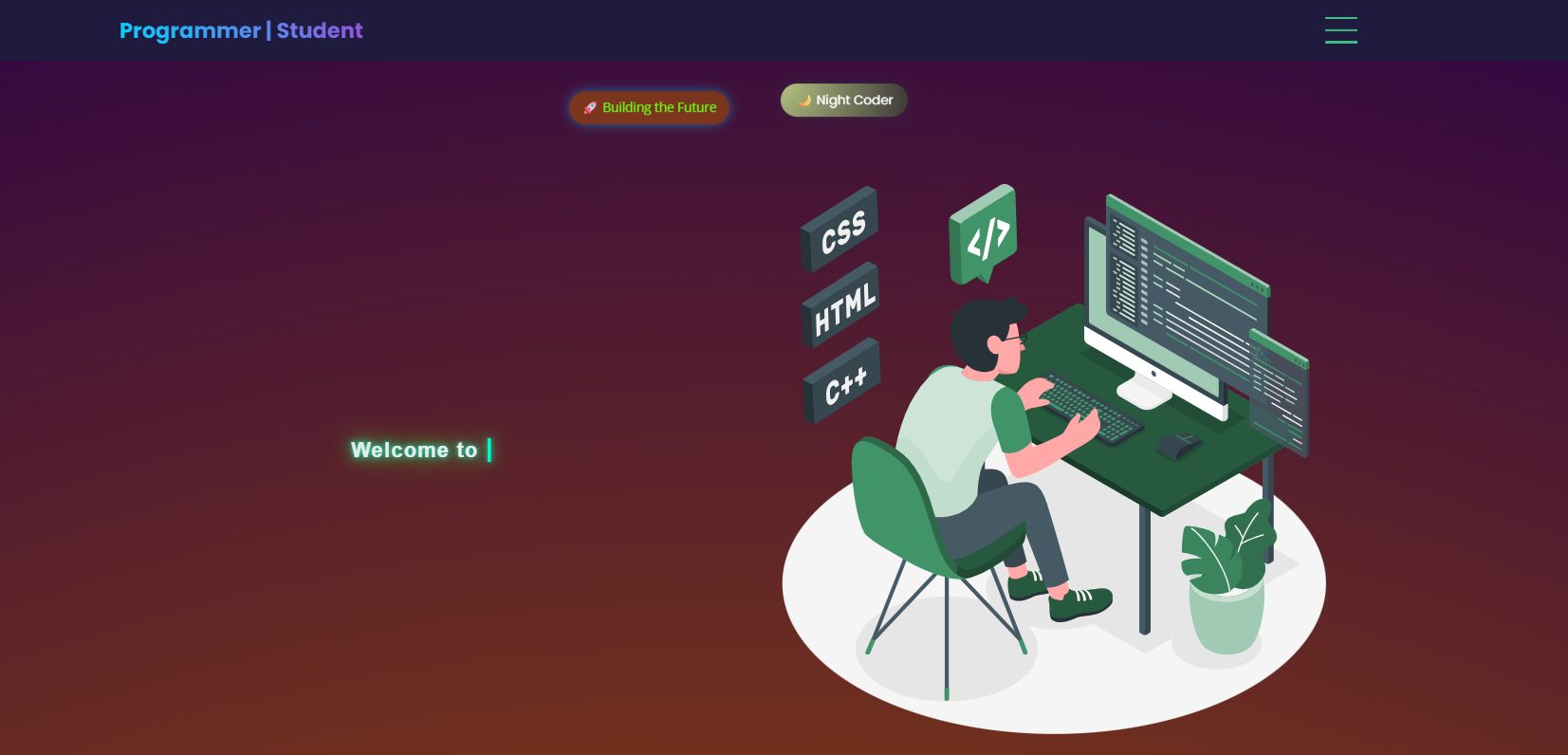 Modern Cyberpunk Portfolio